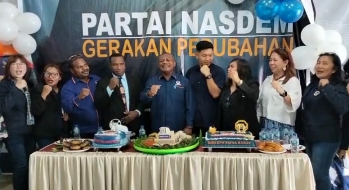 NasDem Papua Barat Rayakan HUT Ke 11 Secara Sederhana - Media Pro Rakyat